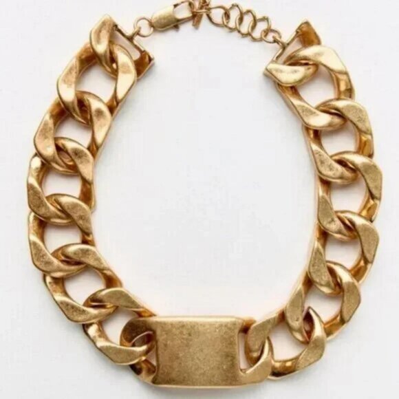 Zara | Jewelry | Zara Chain Link Choker Necklace | Poshmark
